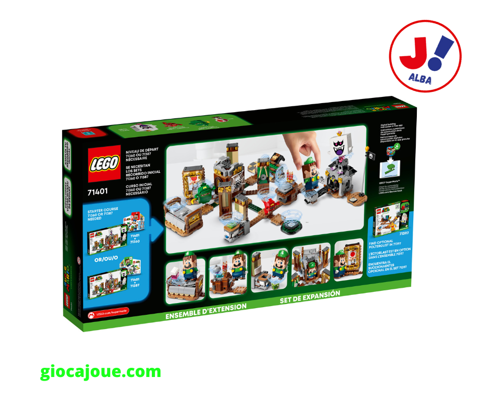LEGO 71401 - Super Mario: Caccia ai fantasmi di Luigi’s Mansion (Pack